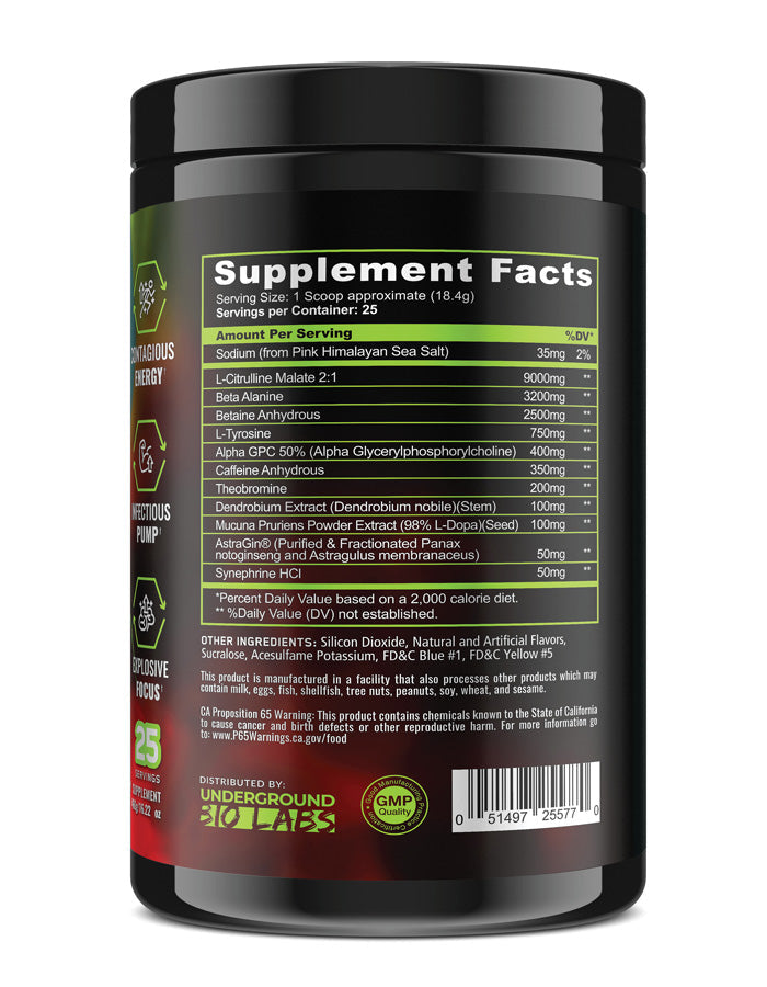 Panda Pandamic Extreme Preworkout – Underground Nutrition Store